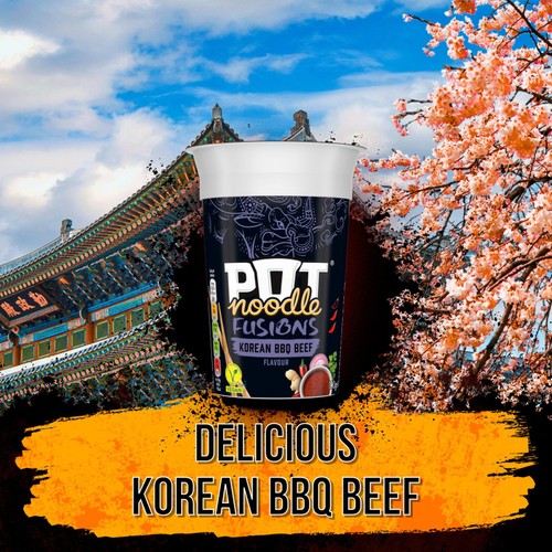 Pot Noodle Fusion Korean BBQ Beef - Ocado
