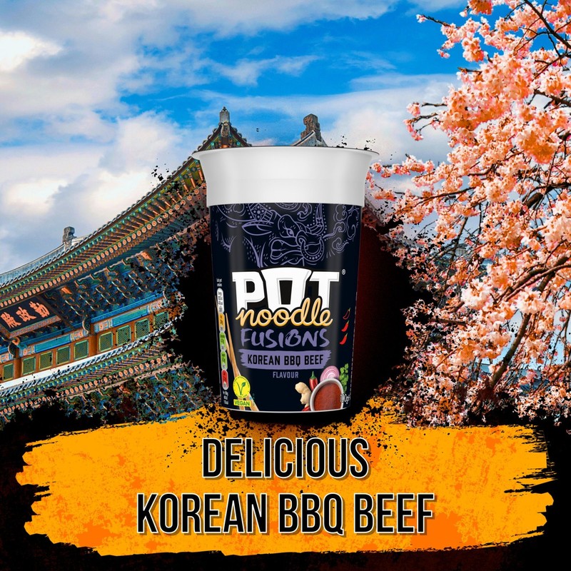 Pot Noodle Fusion Korean BBQ Beef - Ocado