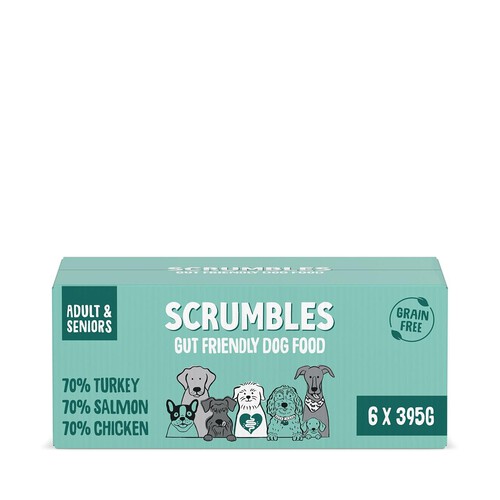 Scrumbles Grain Free Wet Dog Food Pate Multipack - Ocado