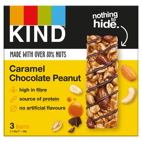 KIND Caramel Chocolate Peanut Multipack - Ocado