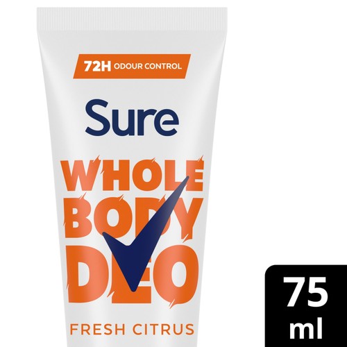 Sure Women Whole Body Fresh Citrus Cream Deodorant - Ocado