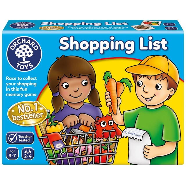 Orchard Toys, Shopping List Memory Game, 3yrs+ - Ocado