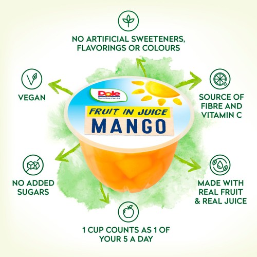 Dole Diced Mango in Juice Multipack - Ocado
