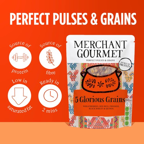 Merchant Gourmet Glorious Grains with Red Rice & Quinoa - Ocado