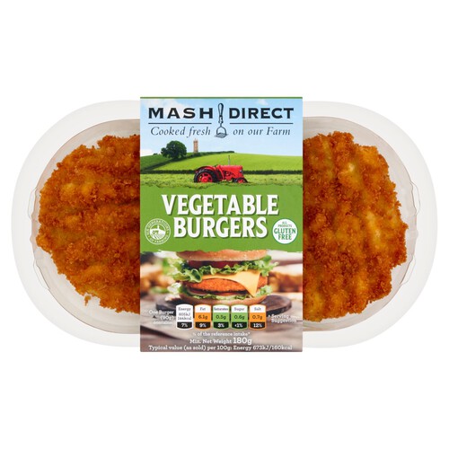 Mash Direct Vegetable Burger - Ocado