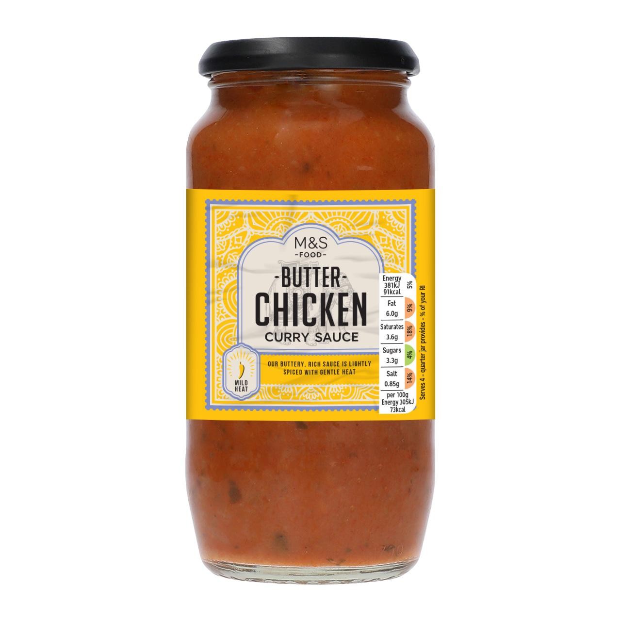 M&S Butter Chicken Curry Sauce Serves 4 - Ocado