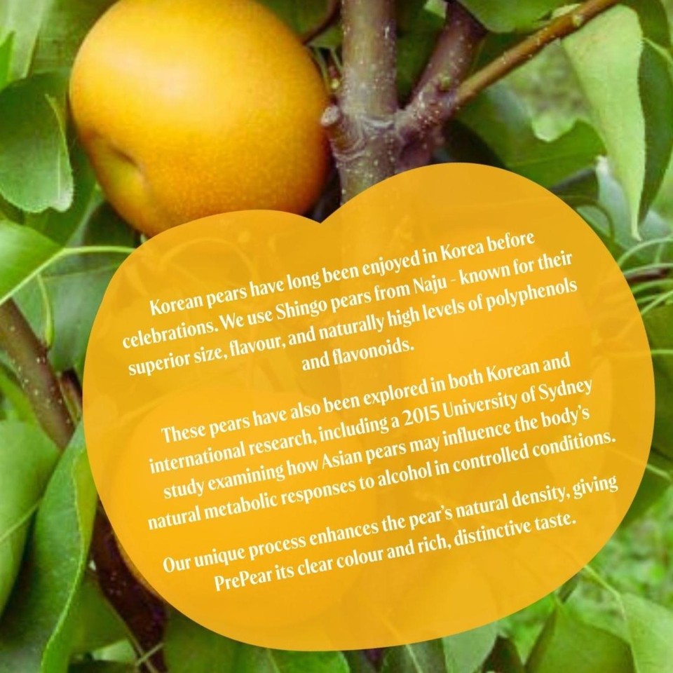 PrePear Pre-alcohol Shingo Korean Pear Juice - Ocado