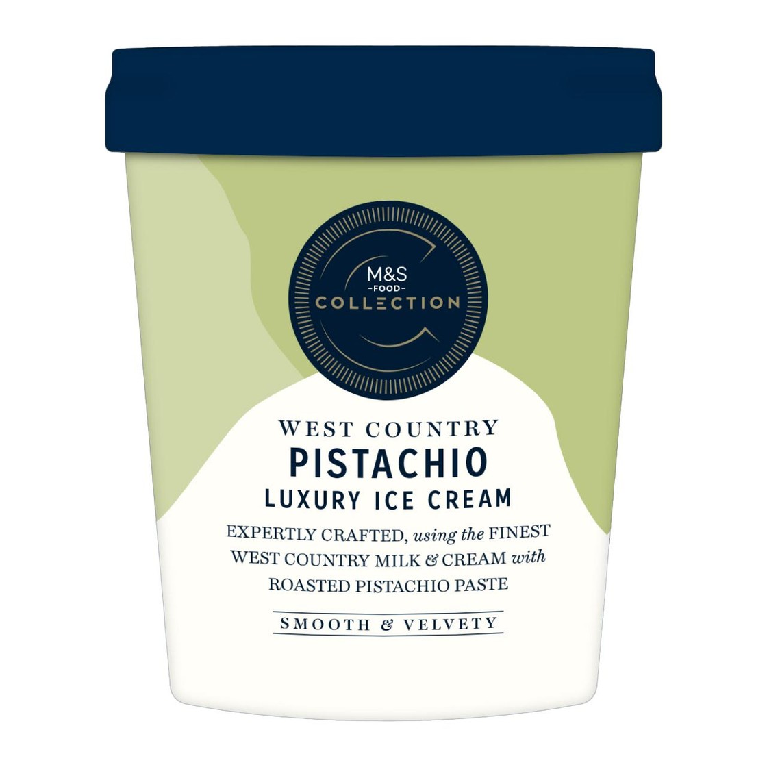M&S Collection Pistachio Luxury Ice Cream - Ocado