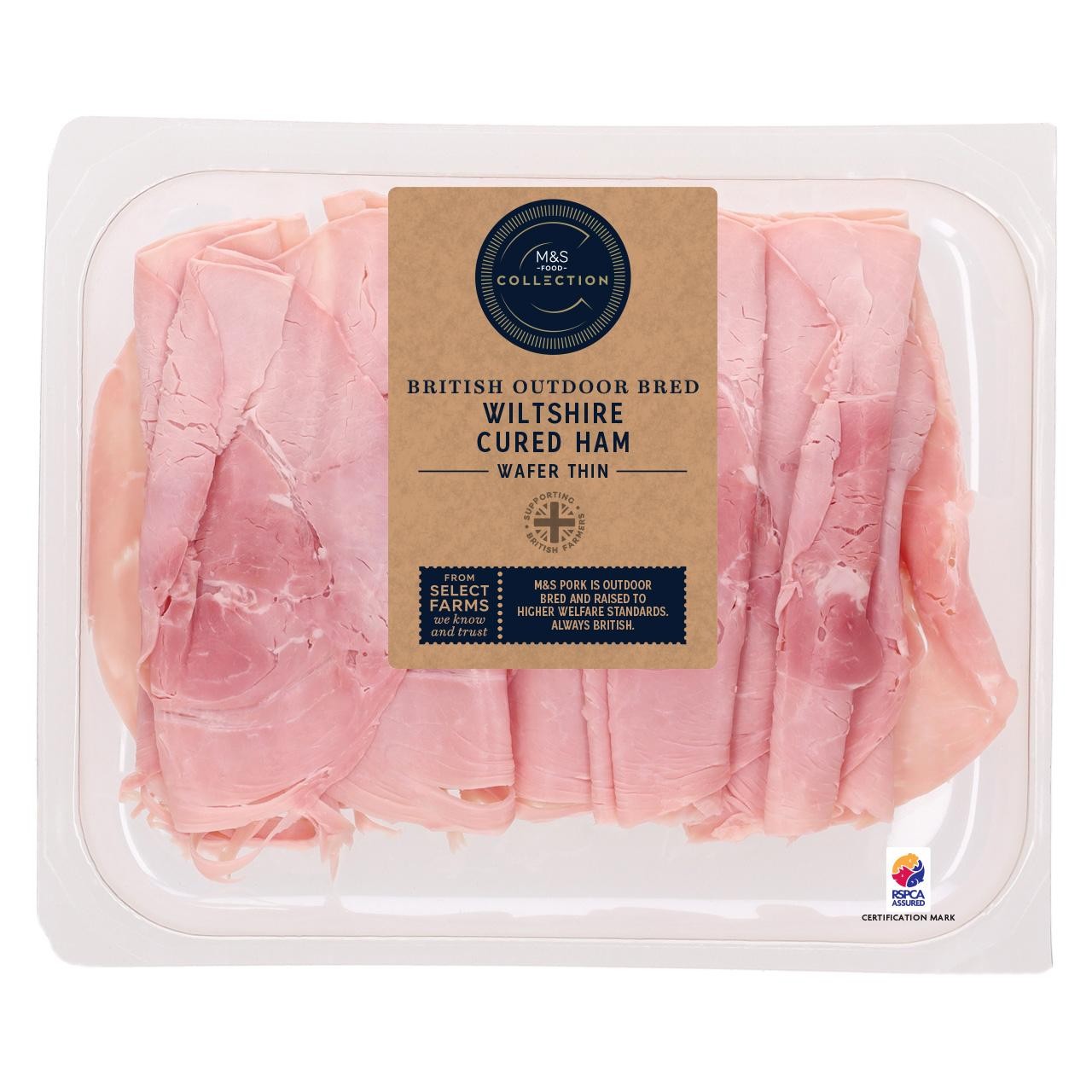 M&S British Wiltshire Cured Ham Family Pack - Ocado