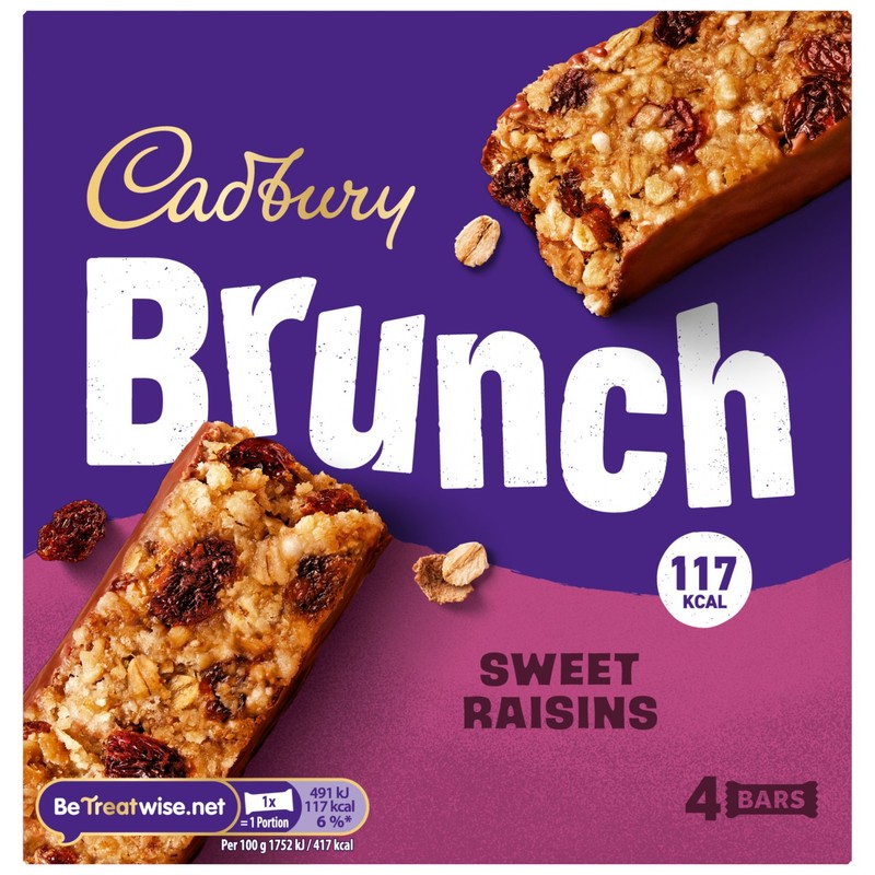 Cadbury Brunch Bar Raisin - Ocado