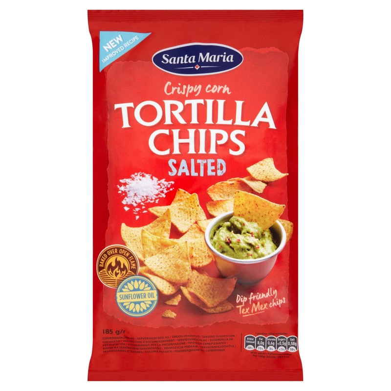 Santa Maria Tortilla Chips Salted - Ocado