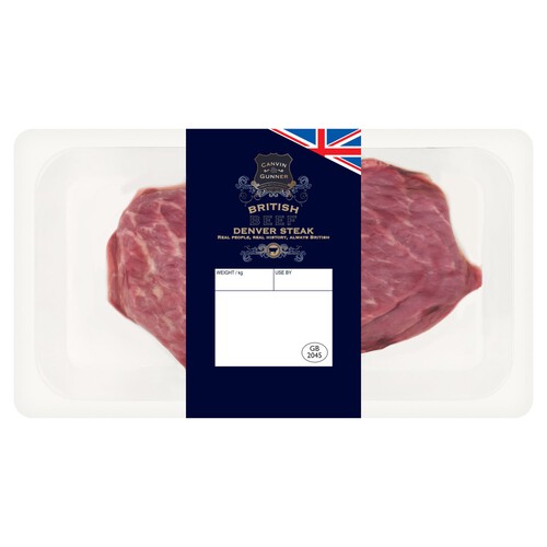 Canvin and Gunner British Beef Denver Chuck Steak - Ocado
