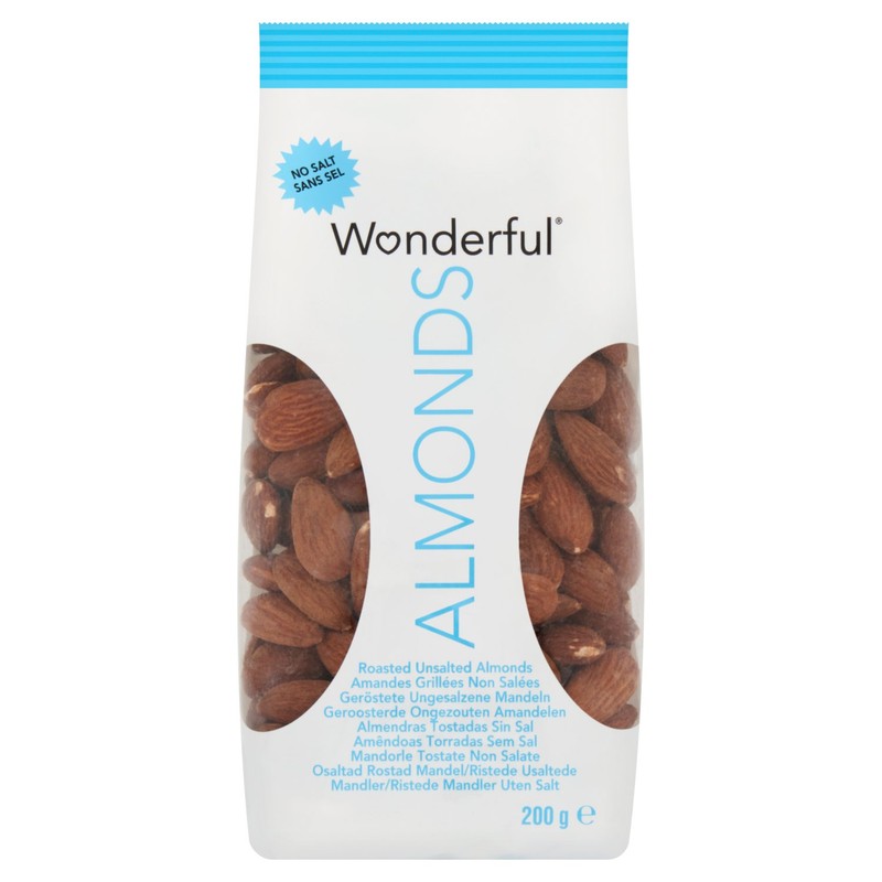 Wonderful Almonds Roasted No Salt - Ocado