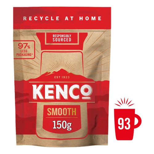 Kenco Smooth Instant Coffee Paper Refill - Ocado