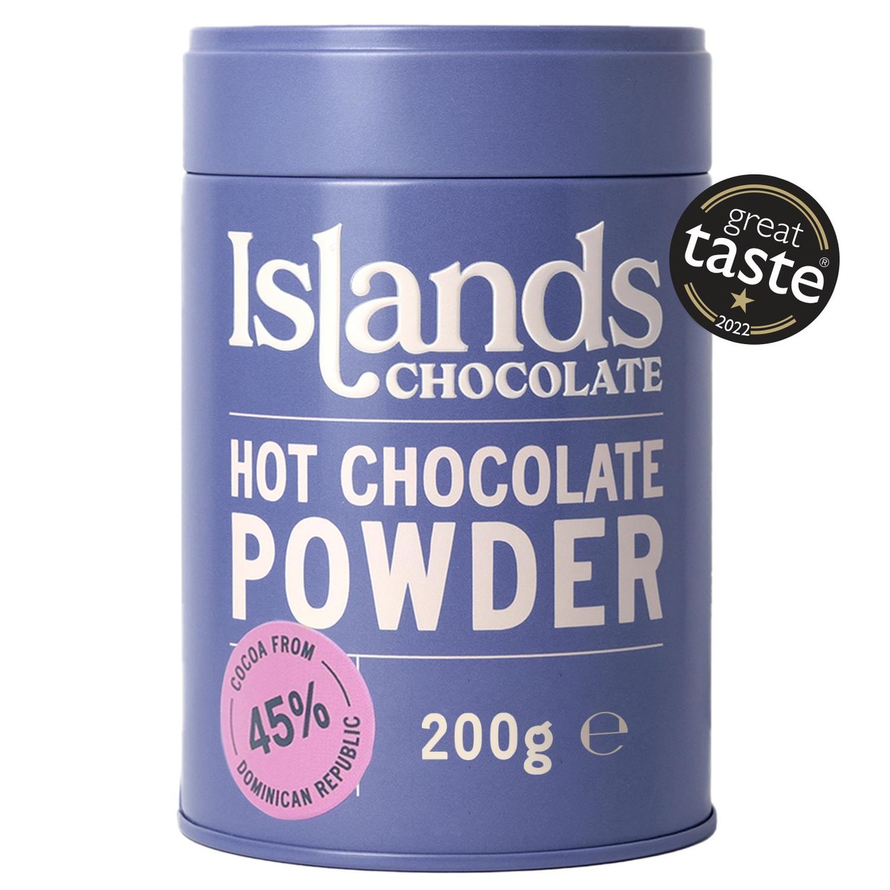 Islands Chocolate 45% Hot Chocolate Powder Tin - Ocado