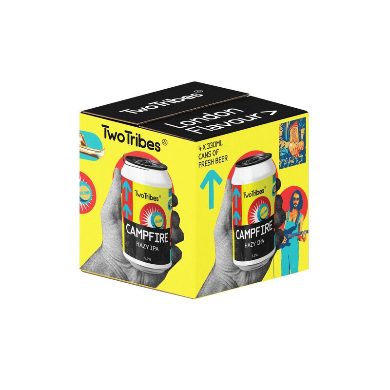 Two Tribes Campfire Hazy IPA - Ocado