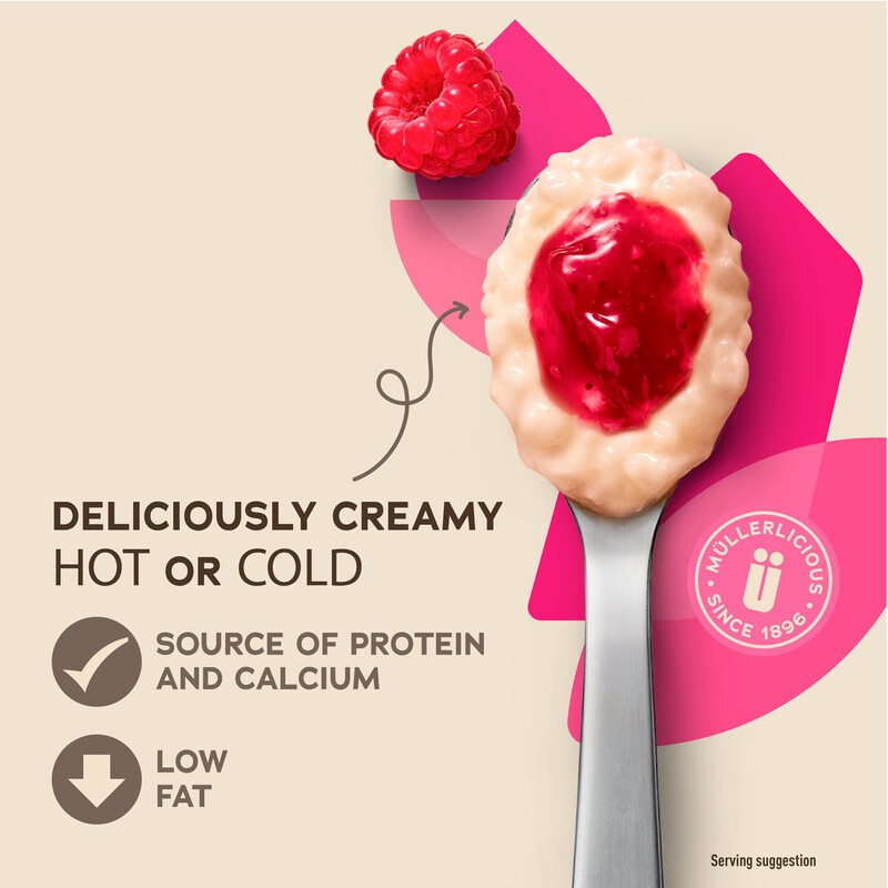 Muller Rice Apple & Raspberry Low Fat Pudding - Ocado