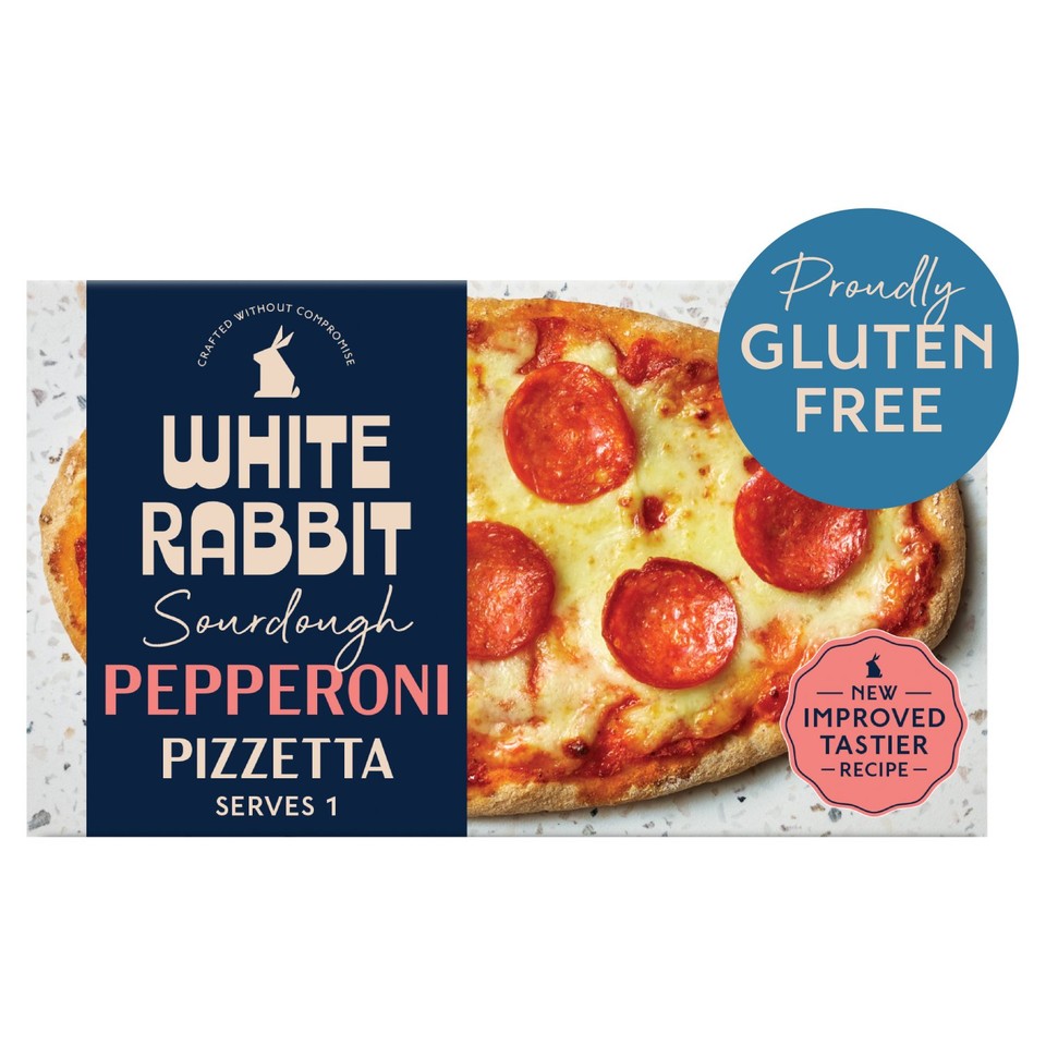 White Rabbit Gluten Free Sourdough Pepperoni Pizzetta - Ocado