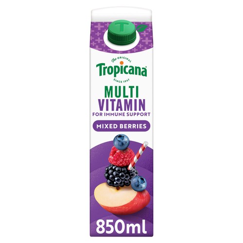 Tropicana Mixed Berries Multivit Boost - Ocado