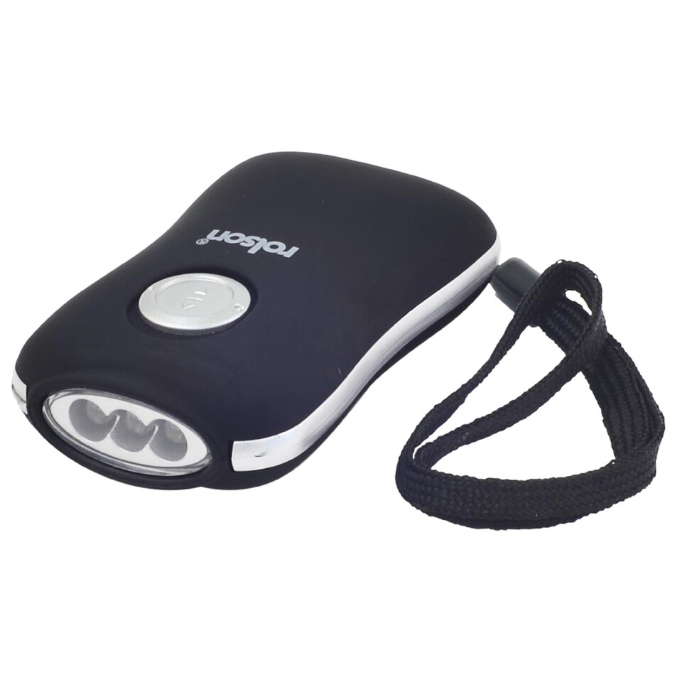 Rolson 3 LED Dyno Torch Black - Ocado