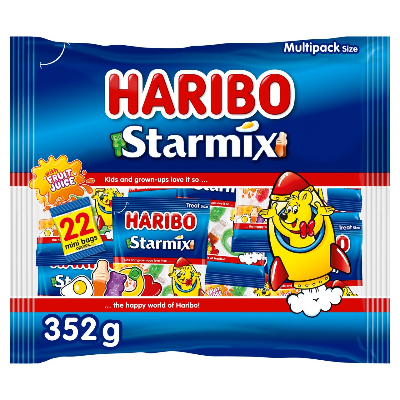 Haribo Starmix Sweets 22 Treatsize Mini Bags - Ocado