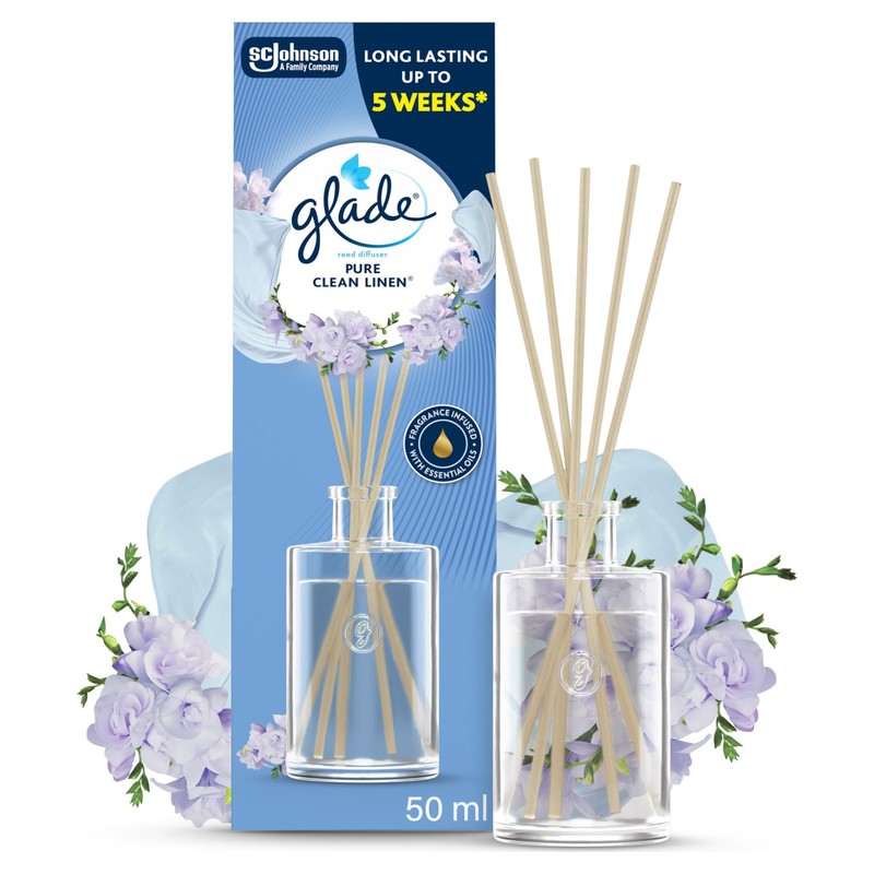 Glade Reed Diffuser Clean Linen - Ocado