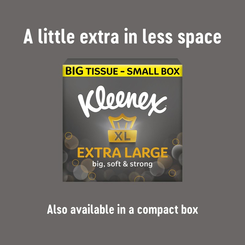 Kleenex Extra Large Facial Tissues - Twin Box - Ocado