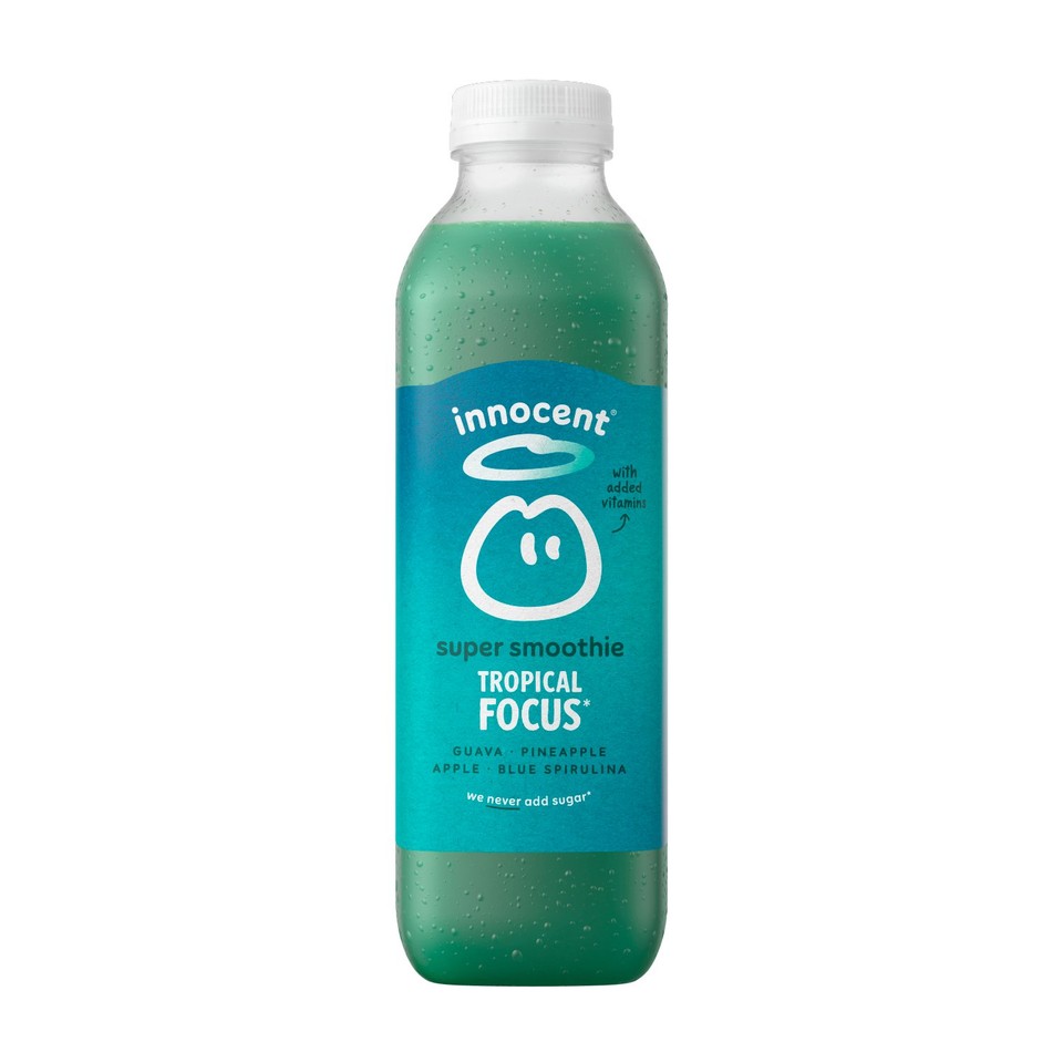 Innocent Tropical Focus Super Smoothie Guava & Pineapple with Vitamins ...