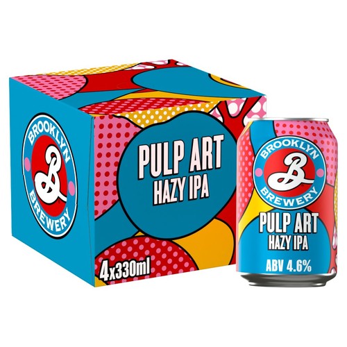 Brooklyn Pulp Art IPA Ale Beer Cans - Ocado