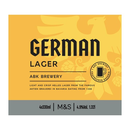 M&S German Lager - Ocado