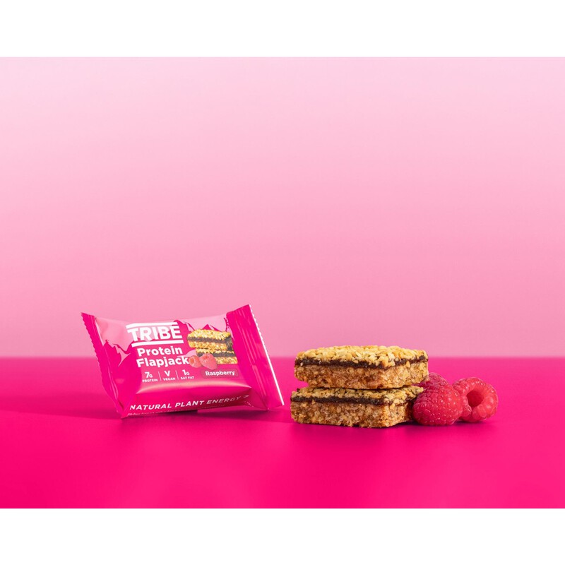 TRIBE Protein Flapjack - Raspberry - Ocado