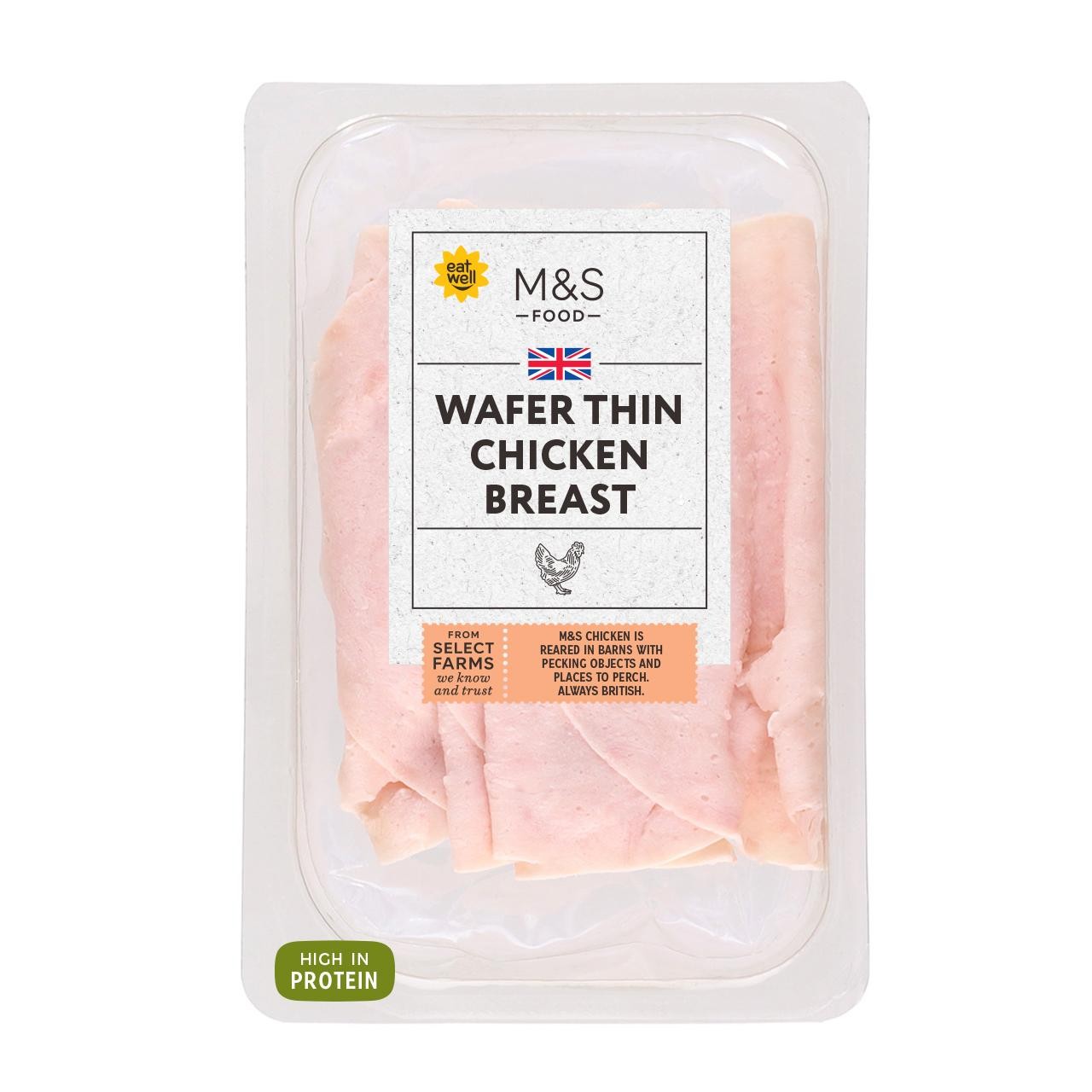 M&S Wafer Thin Chicken Breast Slices - Ocado
