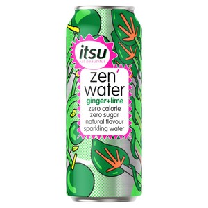 itsu ginger & lime zen water - Ocado