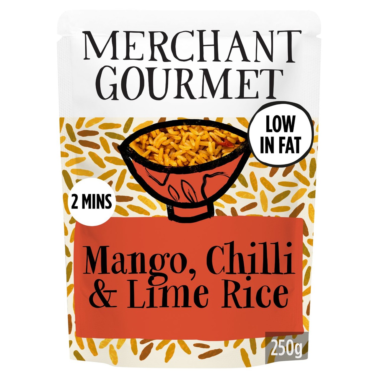 Merchant Gourmet Mango, Chilli & Lime Wholegrain & White Microwave Rice ...