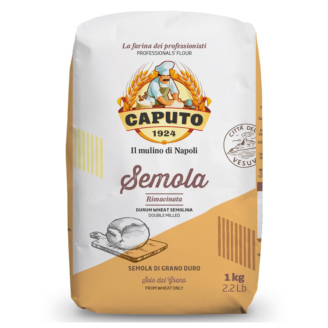 Caputo Double Milled Durum Wheat Semola - Ocado
