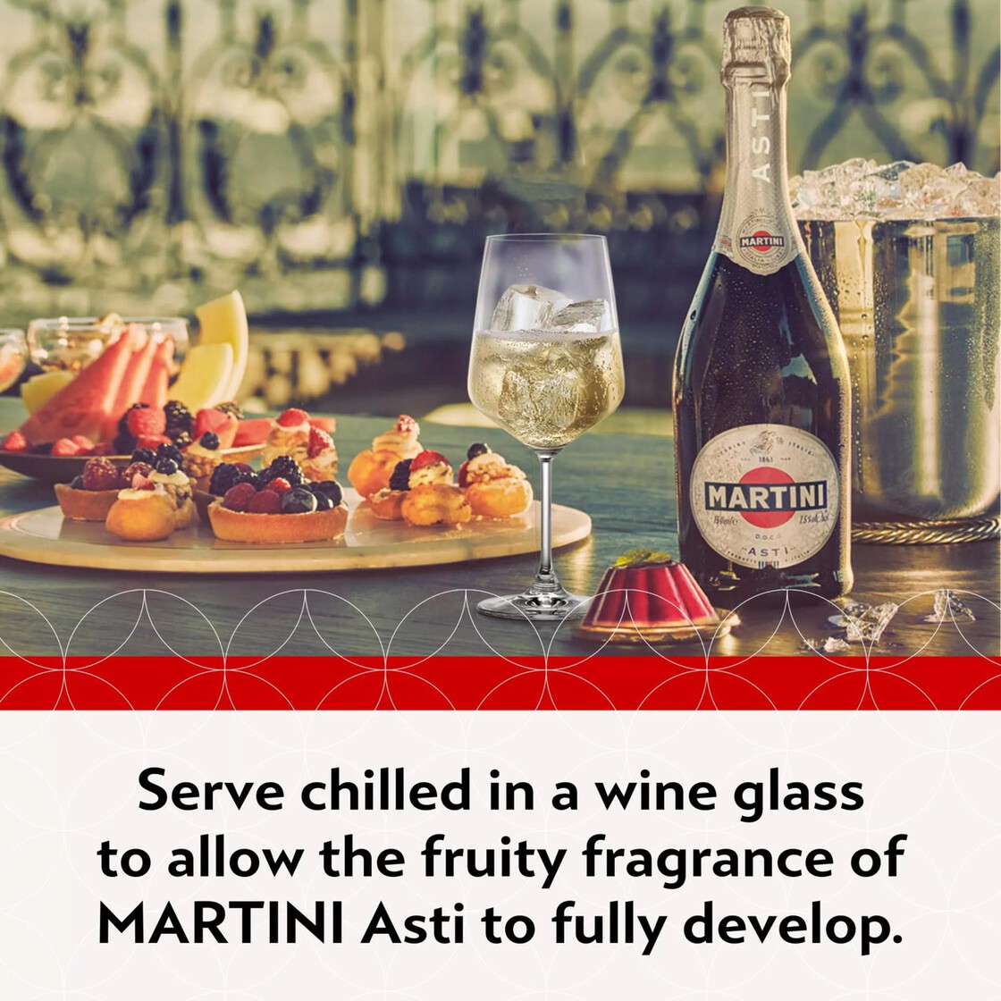 Asti Martini Sparkling Italian Wine - Ocado