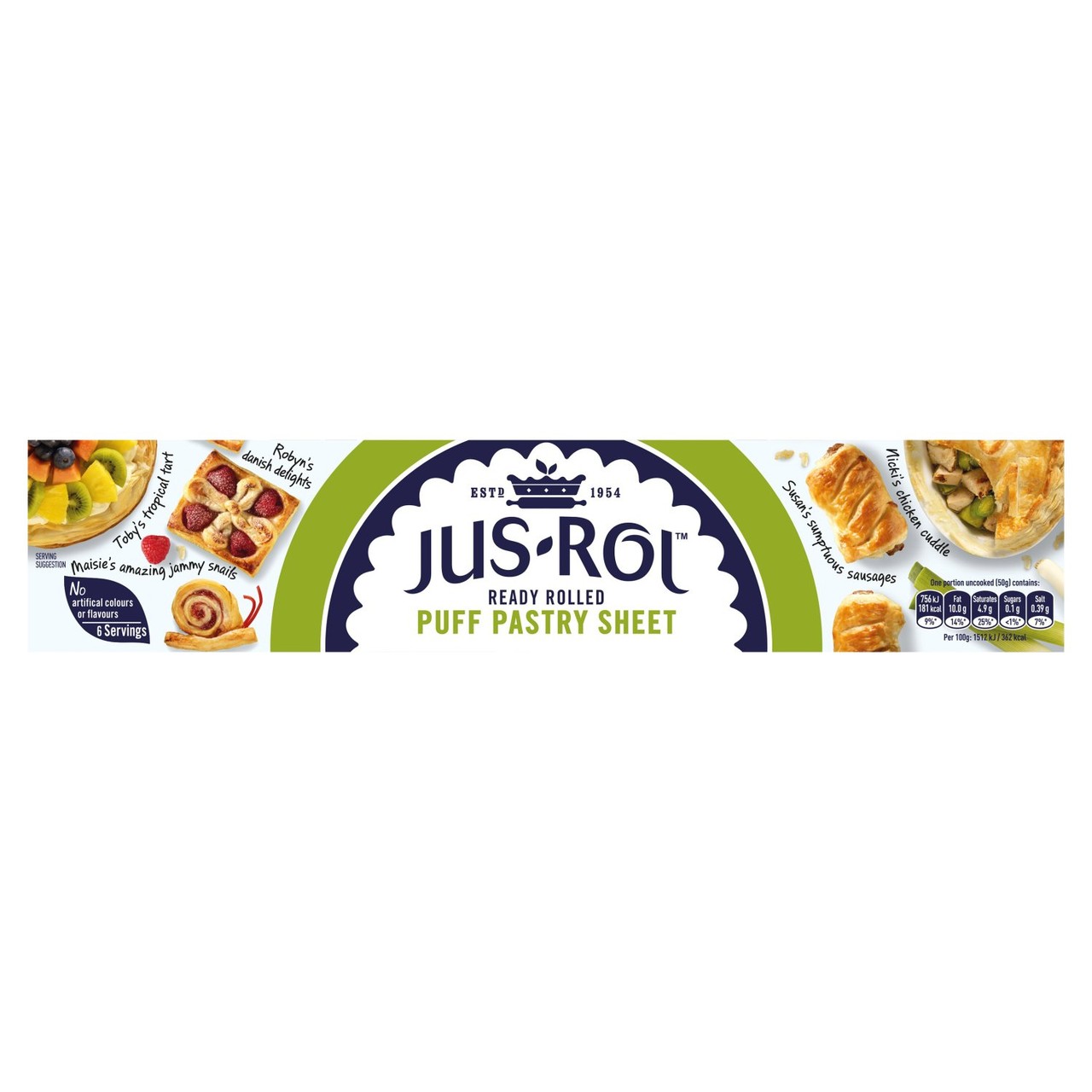 Jus-Rol Puff Pastry Ready Rolled Sheet - Ocado