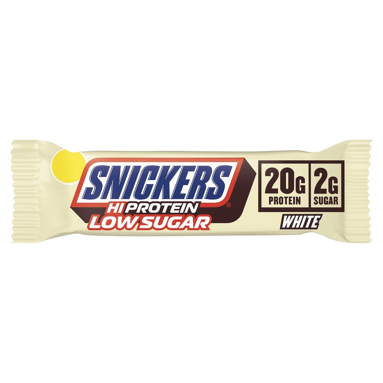 Snickers Low Sugar, Hi Protein, White Chocolate Bar - Ocado