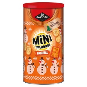 Jacob's Mini Cheddars Original Cheese Baked Snacks Tub - Ocado