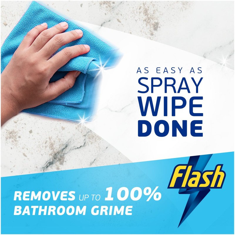 Flash Spray.Wipe.Done. Bathroom Antibac Cleaning Spray White Blossom ...