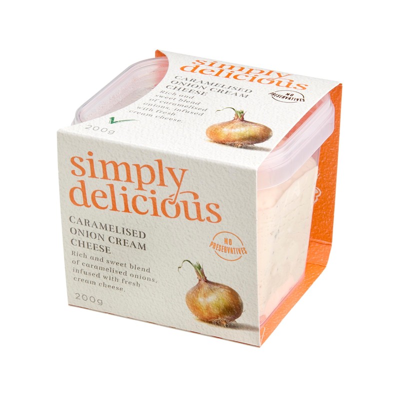 Simply Delicious Caramelised Onion Cream Cheese - Ocado