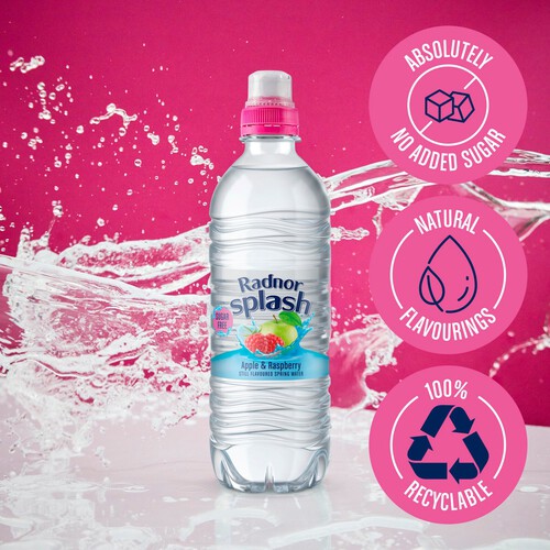Radnor Splash Apple & Raspberry Flavoured Water - Ocado