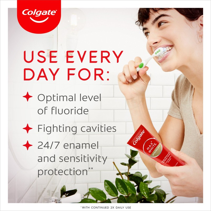 Colgate Max White Stainlift Teeth Whitening Toothpaste - Ocado