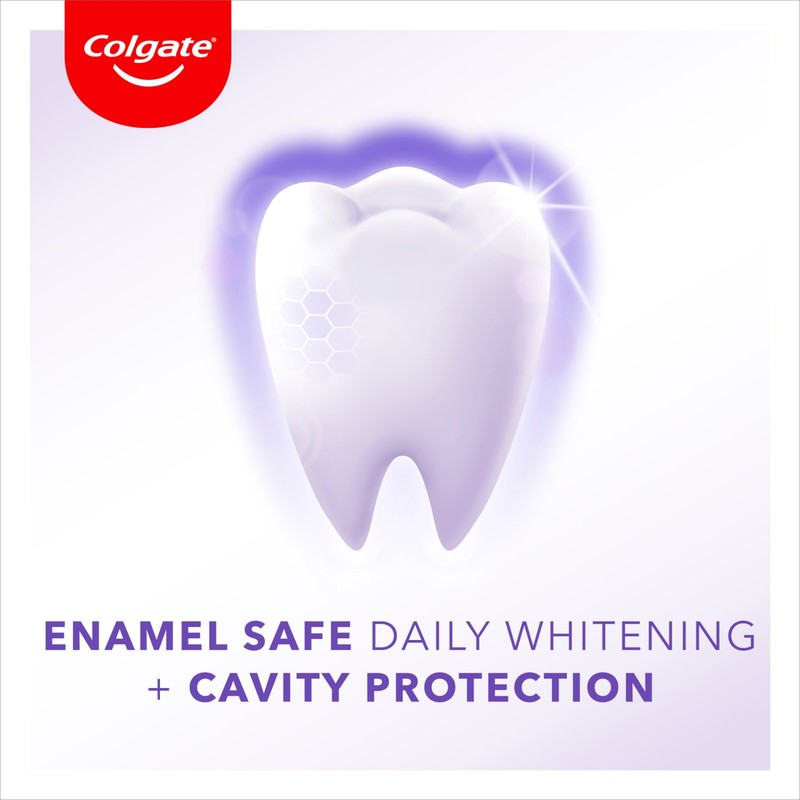 Colgate Max White Purple Teeth Whitening Toothpaste - Ocado