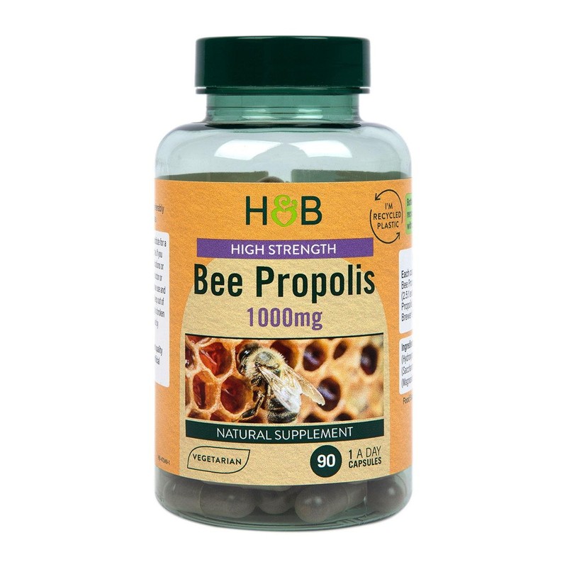 Holland & Barrett High Strength Bee Propolis 1000mg Capsules - Ocado