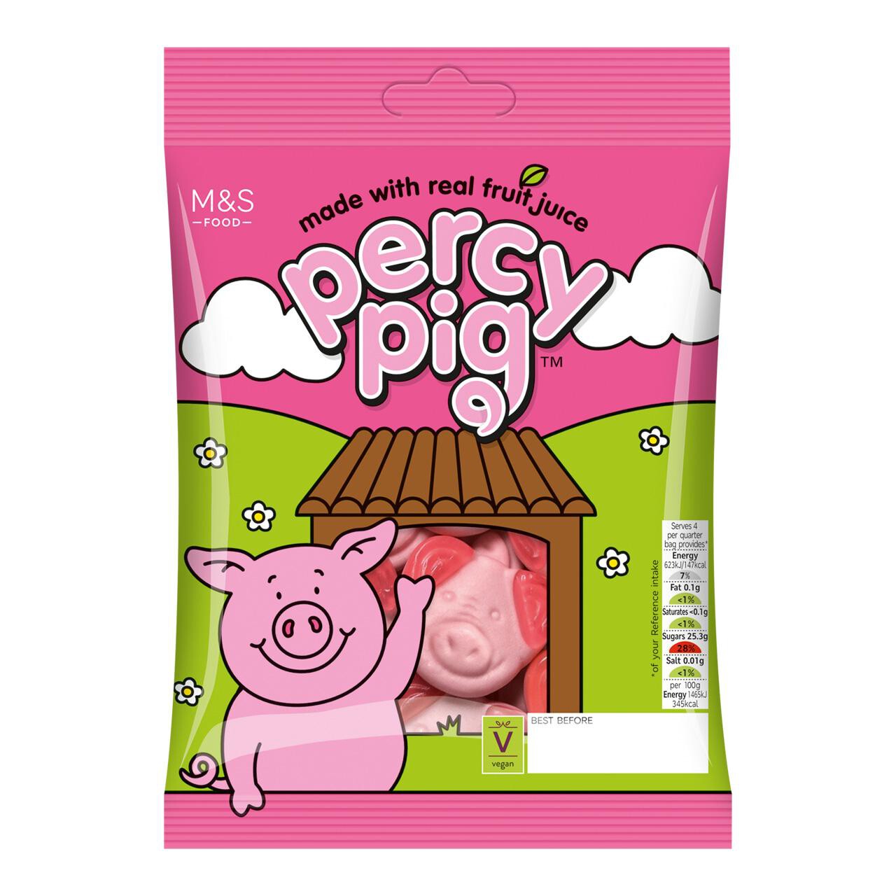 M&S Percy Pig Fruit Gums - Ocado