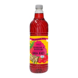 M&S Cranberry & Raspberry High Juice - Ocado