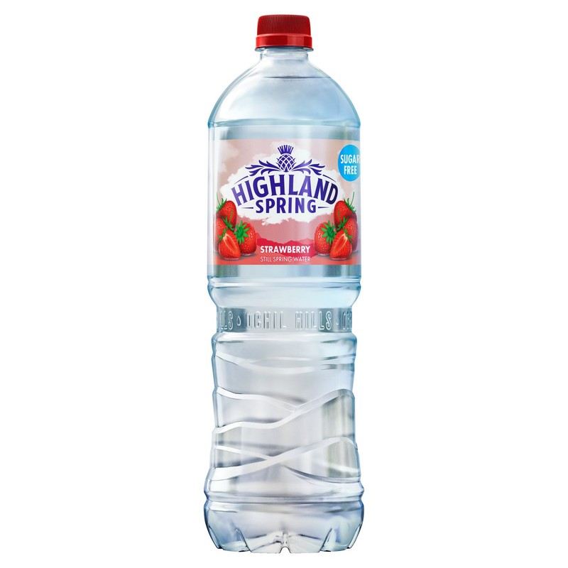 Highland Spring Strawberry Flavoured Still Water - Ocado