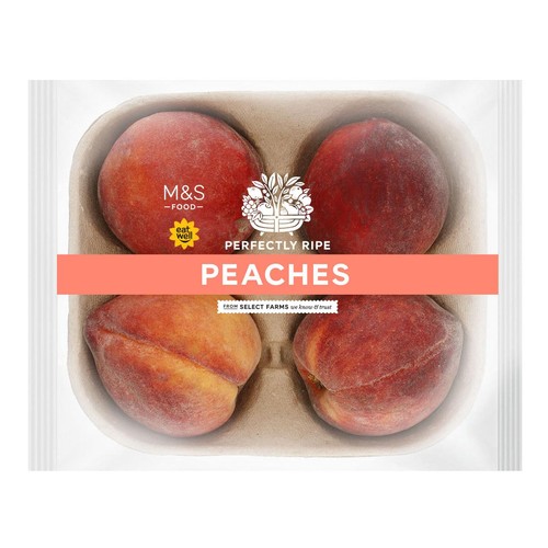 M&S Perfectly Ripe Peaches, 4 per Pack from M&S :: Buy from Ocado on ...