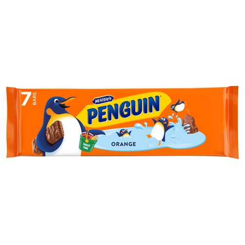 McVitie's Penguin Orange Biscuit Bars Multipack - Ocado